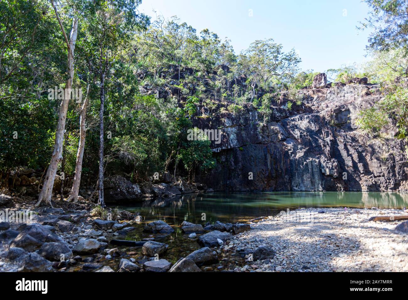 Cedar Creek Falls, Palm Grove, Queensland, Australia Stock Photo - Alamy