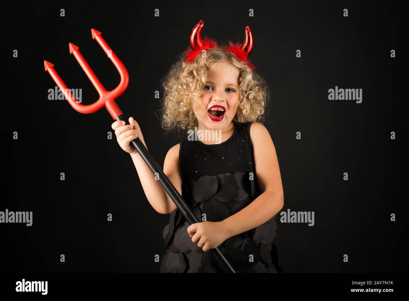 Cute devil hi-res stock photography and images - Alamy