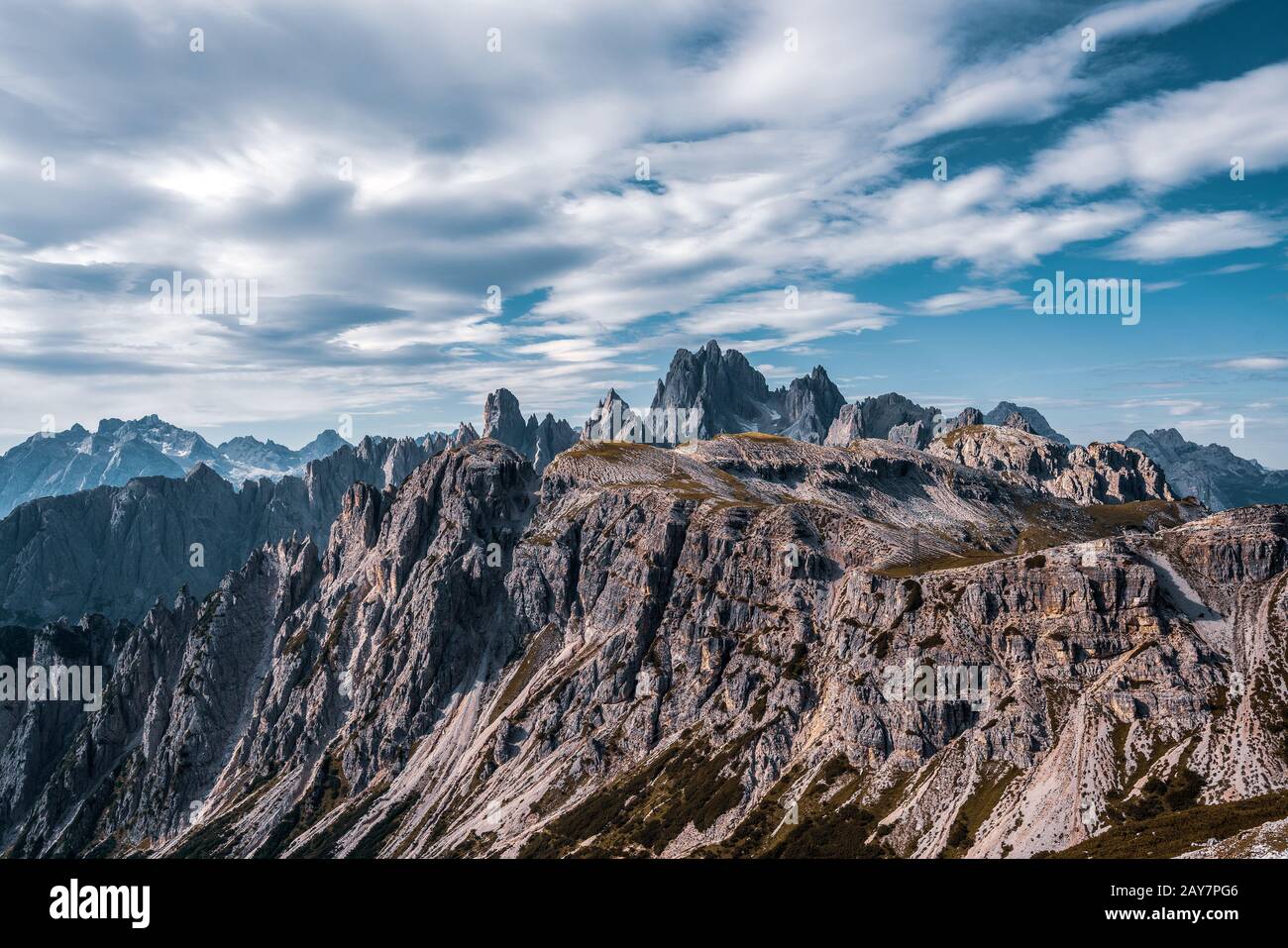 Italy dolomites aerial view hi-res stock photography and images - Alamy