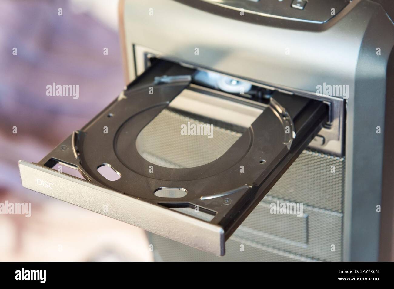 PC case with built-in DVD drive Stock Photo - Alamy
