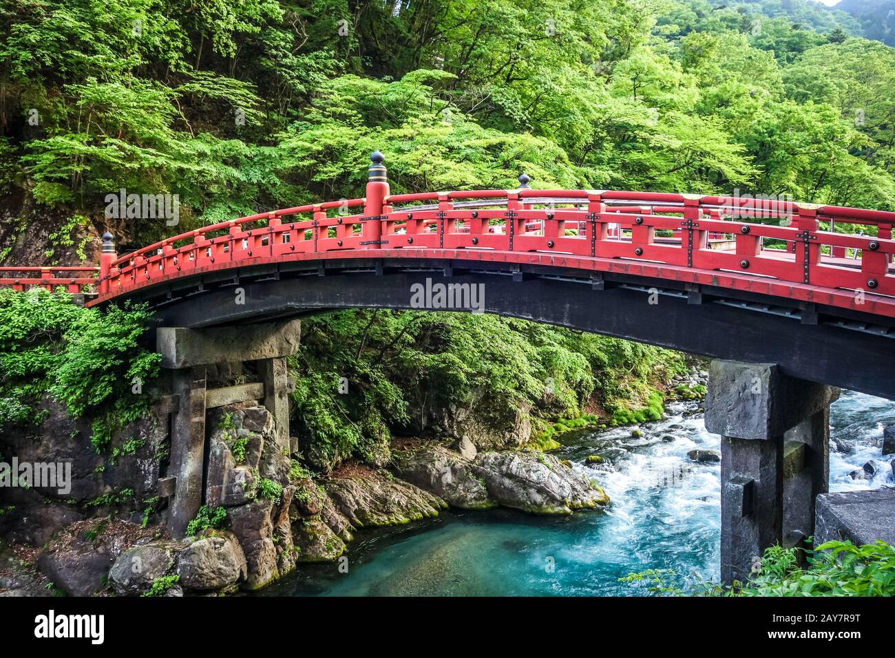 Shinkyo bridge, Nikko, Japan Stock Photo - Alamy