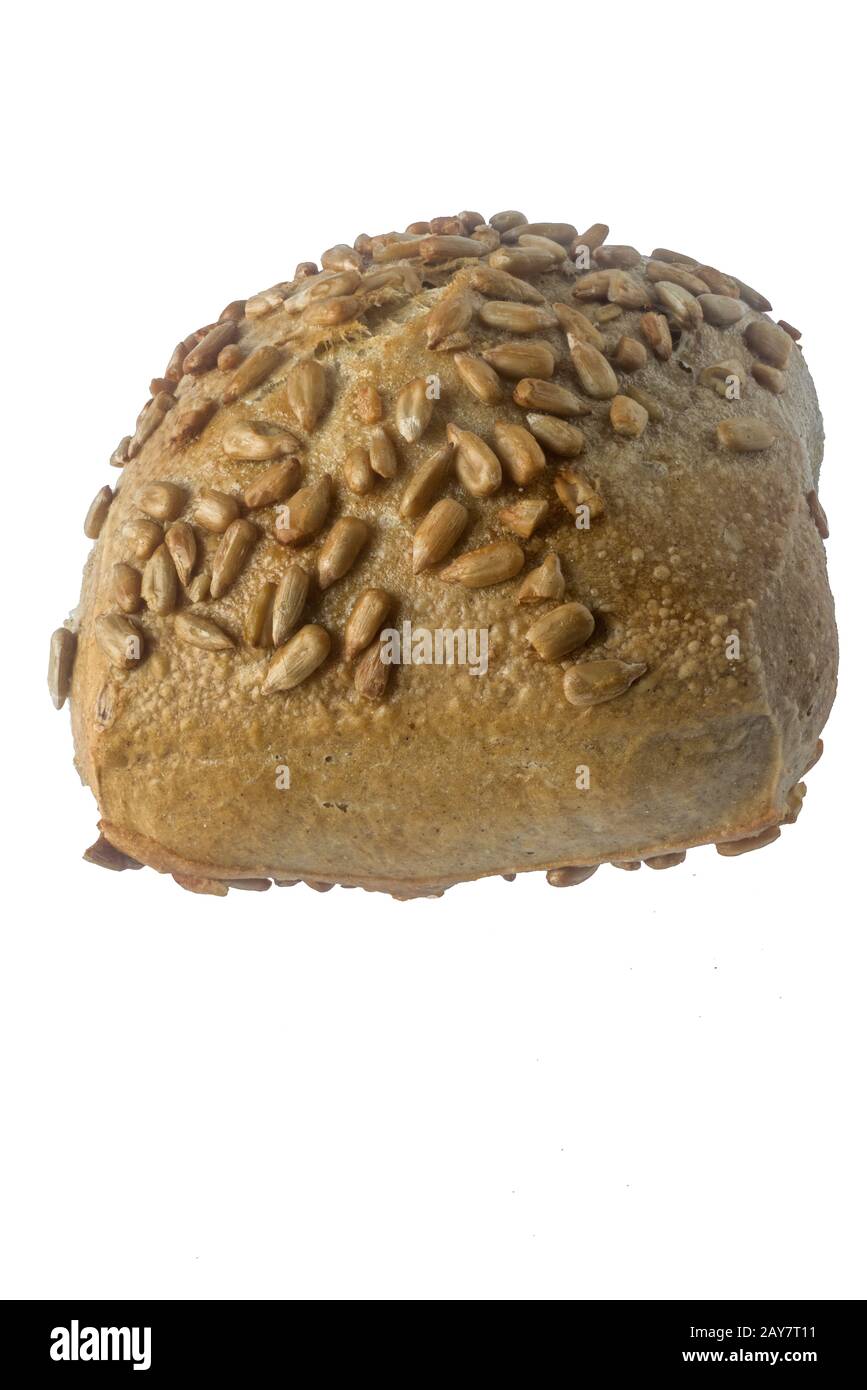 Bread roll with sunflower seeds Stock Photo - Alamy
