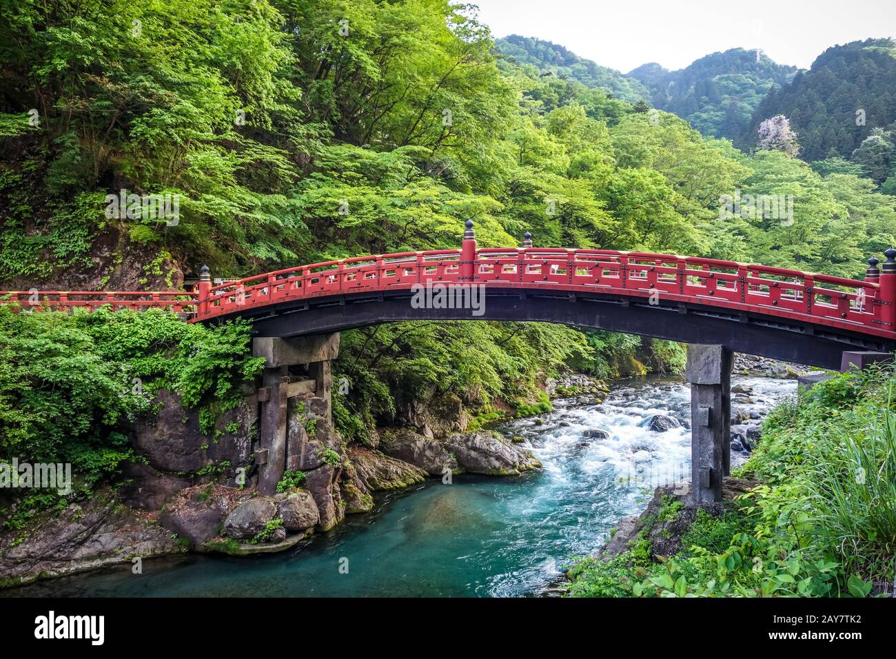 Shinkyo bridge, Nikko, Japan Stock Photo - Alamy