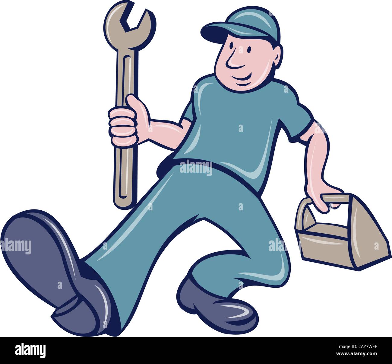 Illustration repairman mechanic tradesman Cut Out Stock Images ...