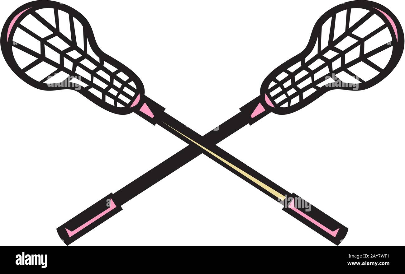 Lacrosse Stick Woodcut Stock Photo - Alamy