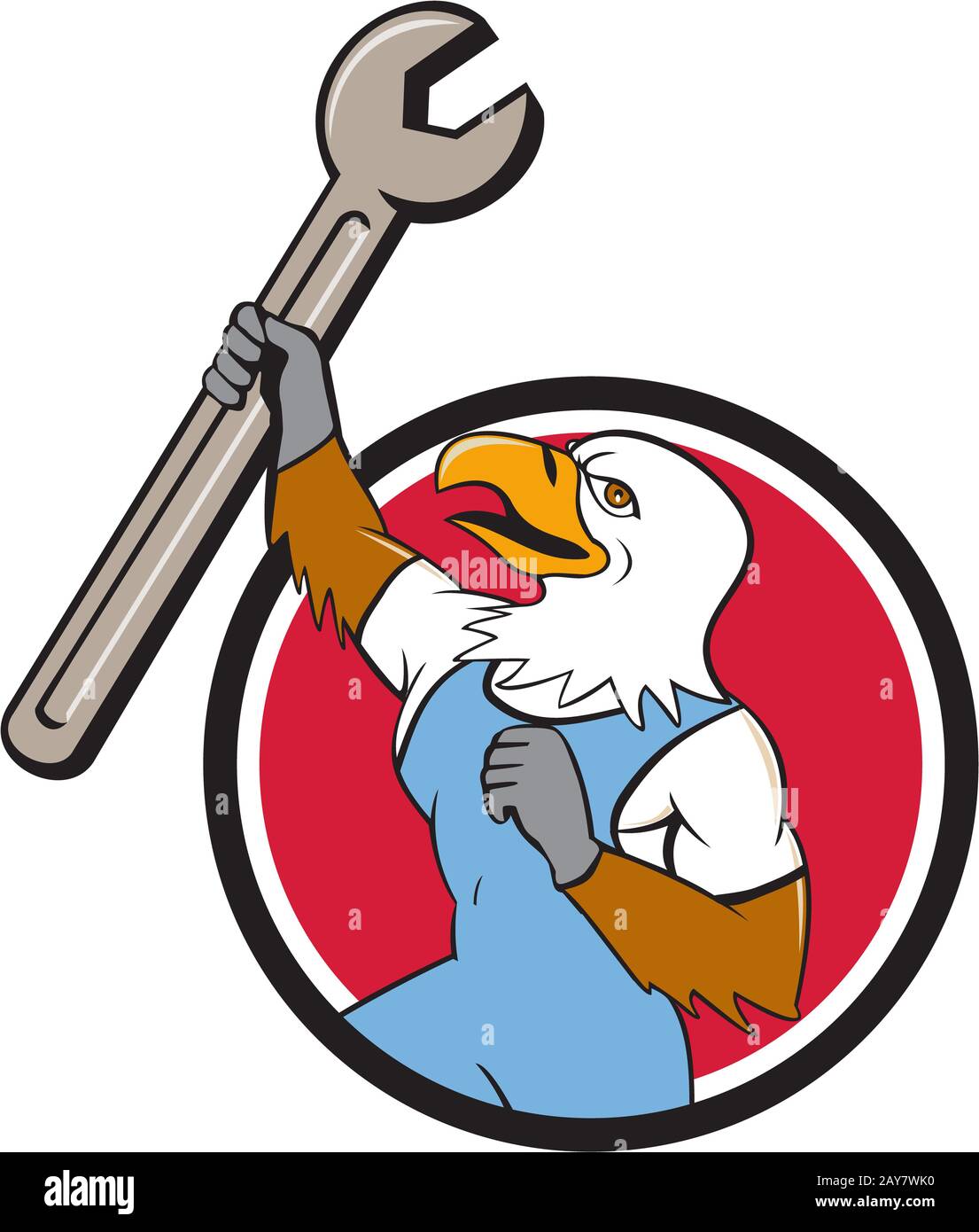 Worker eagle Cut Out Stock Images & Pictures - Alamy