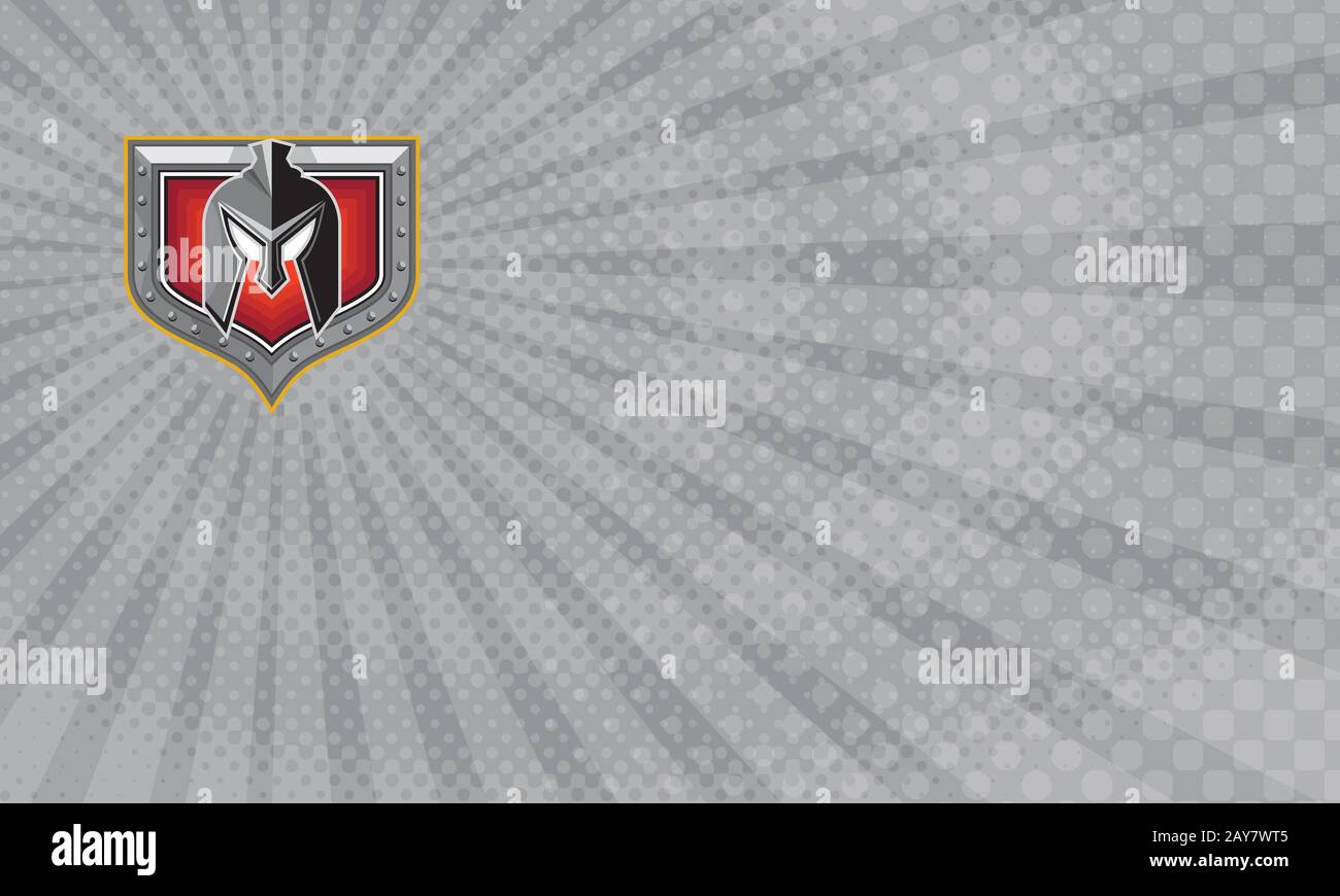 Spartan Armor Security Business Card Stock Photo - Alamy