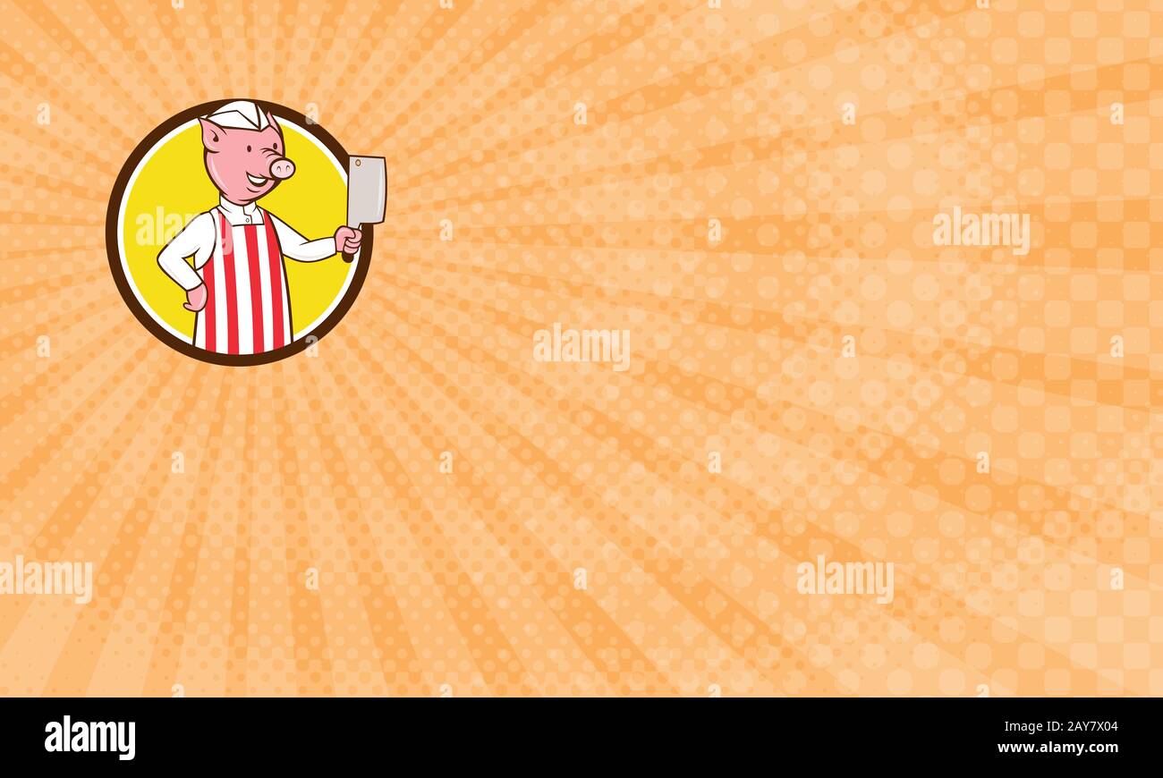 Pork Butcher Business Card Stock Photo - Alamy