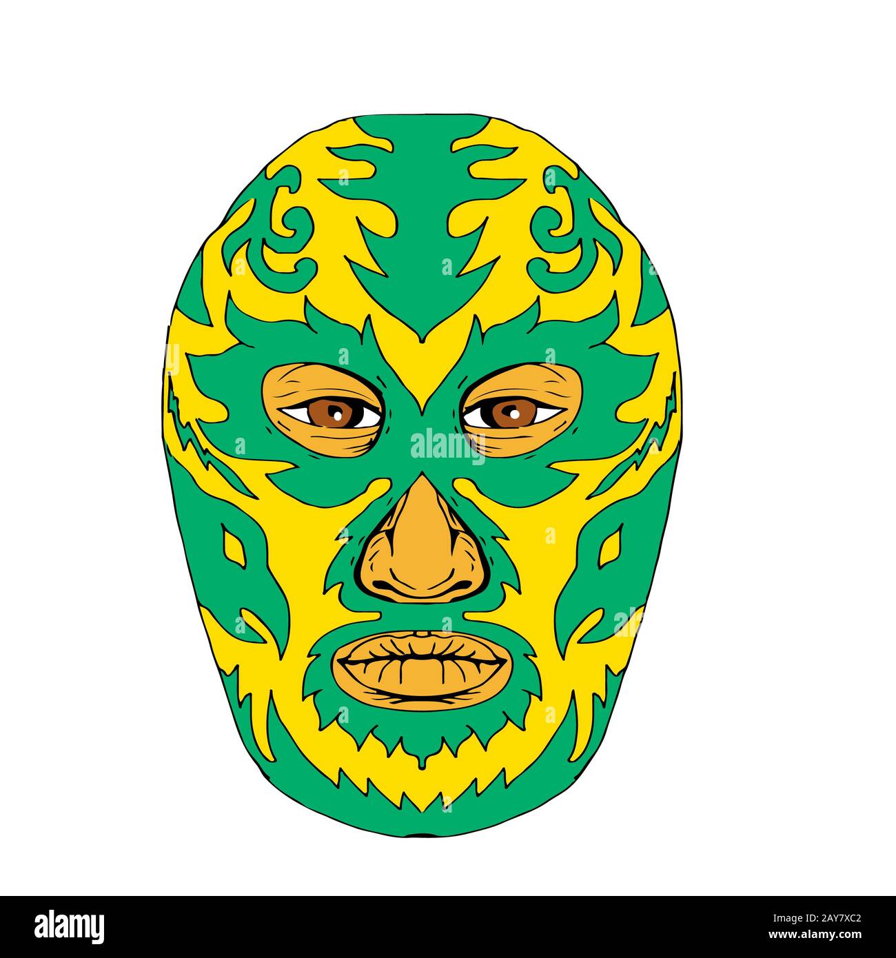 Luchador wrestling mask Cut Out Stock Images & Pictures - Alamy