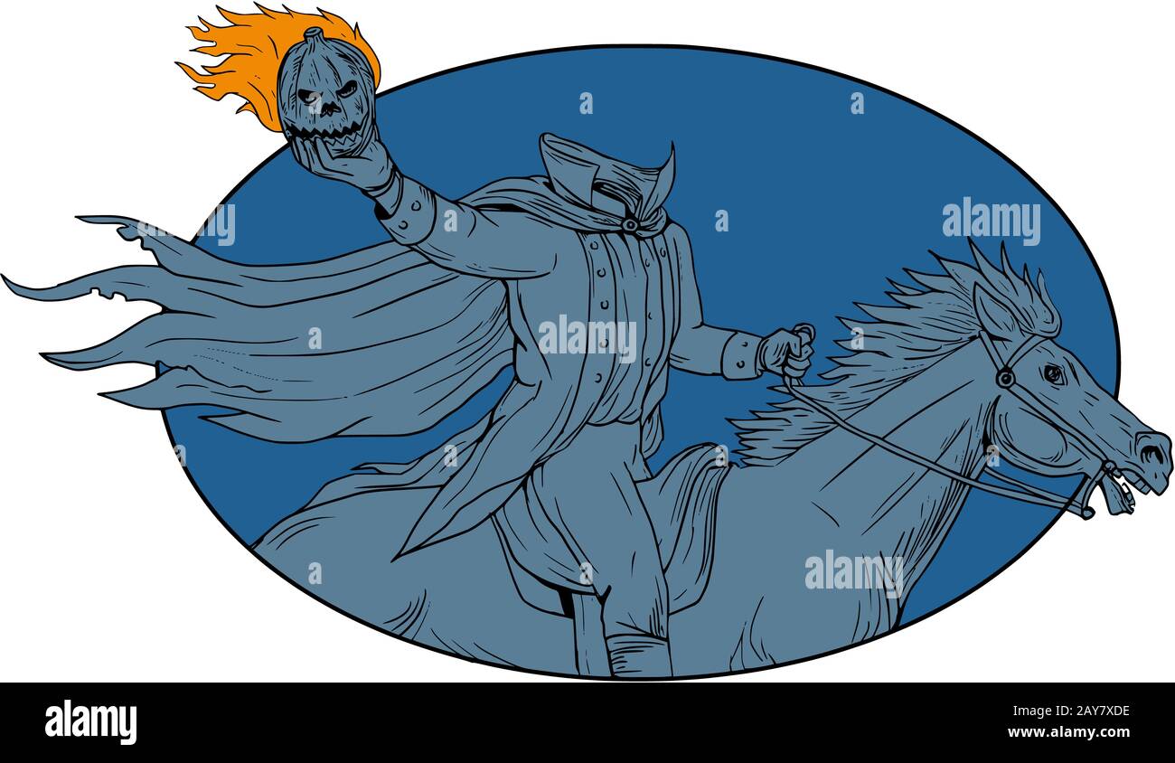 Drawings Of The Headless Horseman