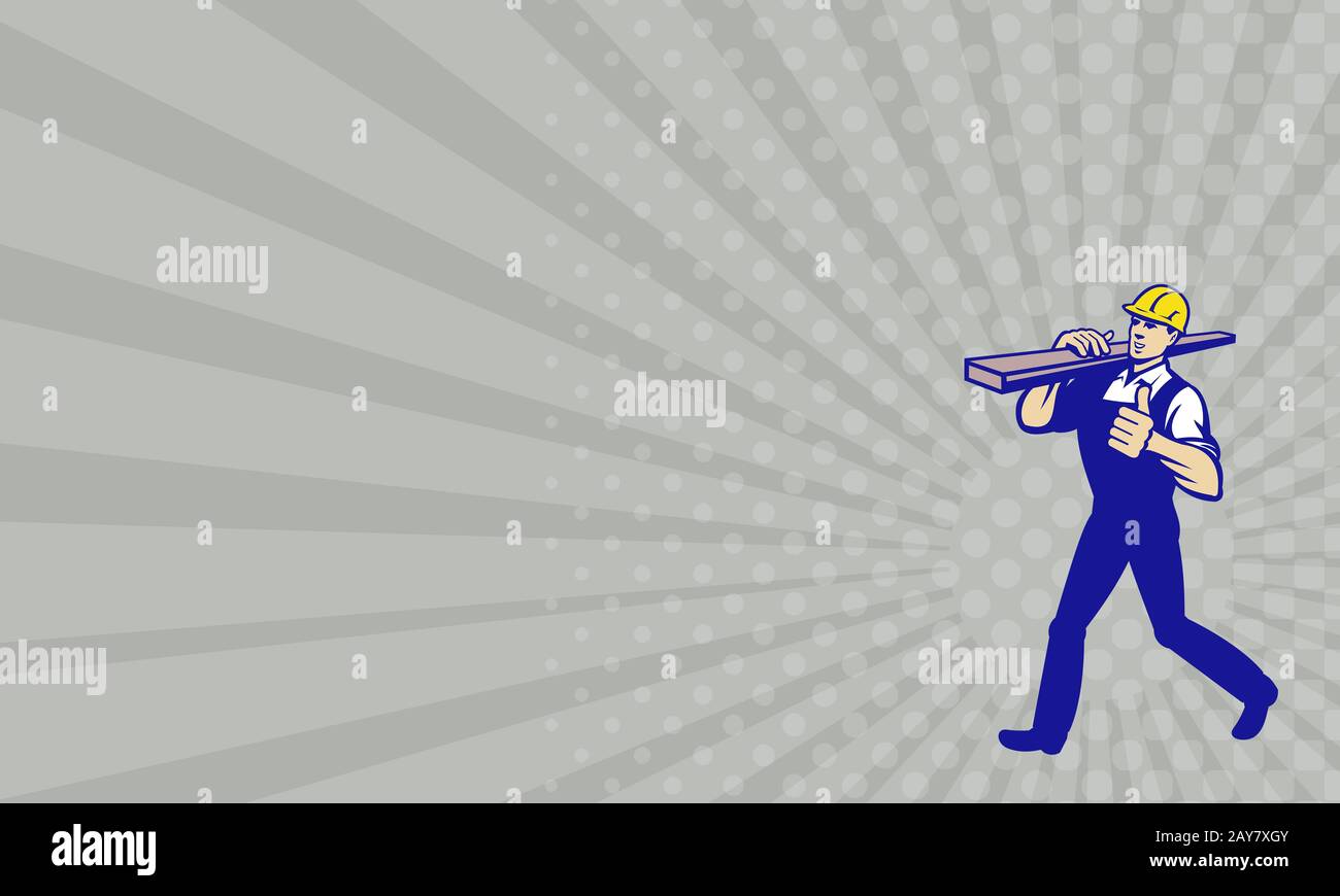 Friendly carpenter timber business card hi-res stock photography and ...