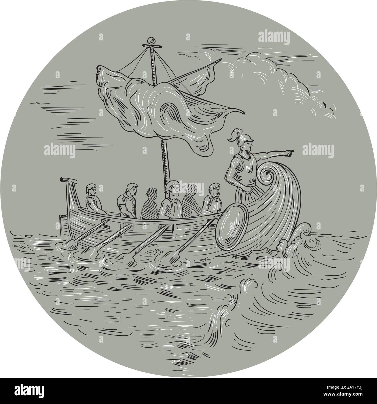 Roman trireme hi-res stock photography and images - Alamy