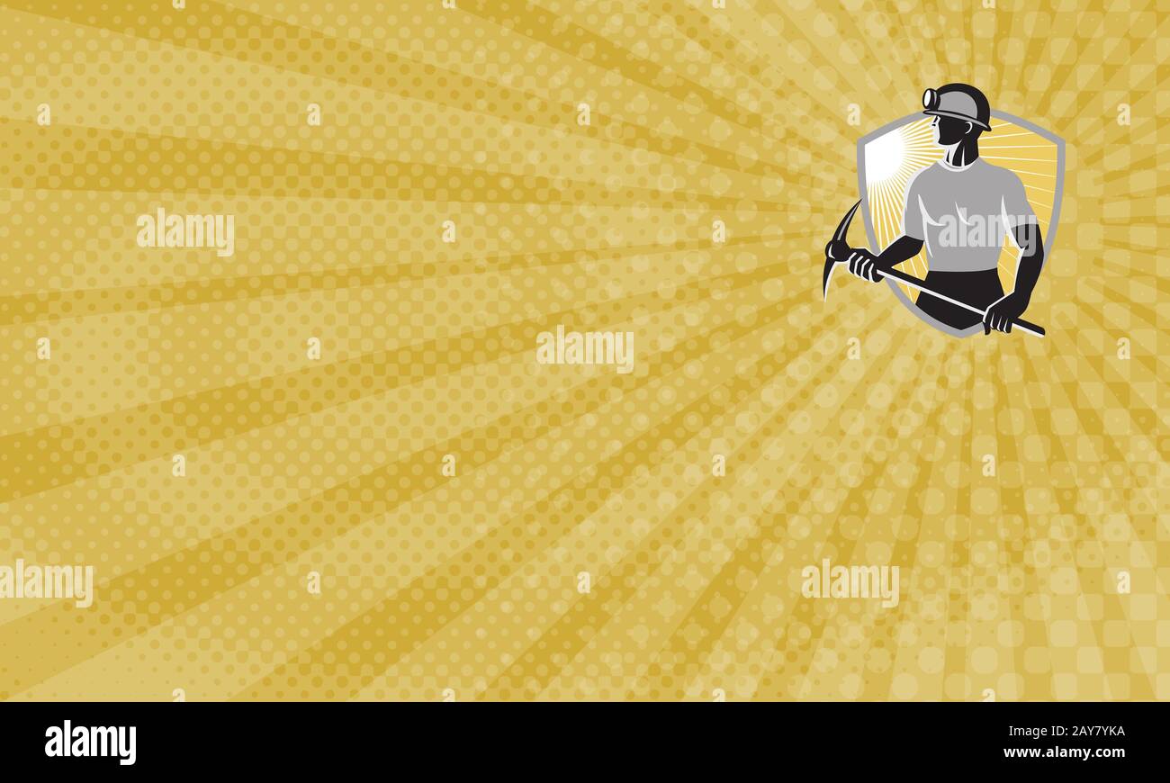 Coal Miner Association Business Card Stock Photo - Alamy