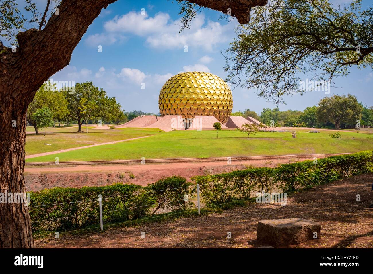 Auroville india hi-res stock photography and images - Alamy