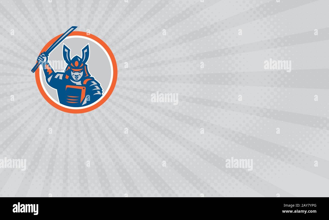 Samurai Hardware Business card Stock Photo - Alamy