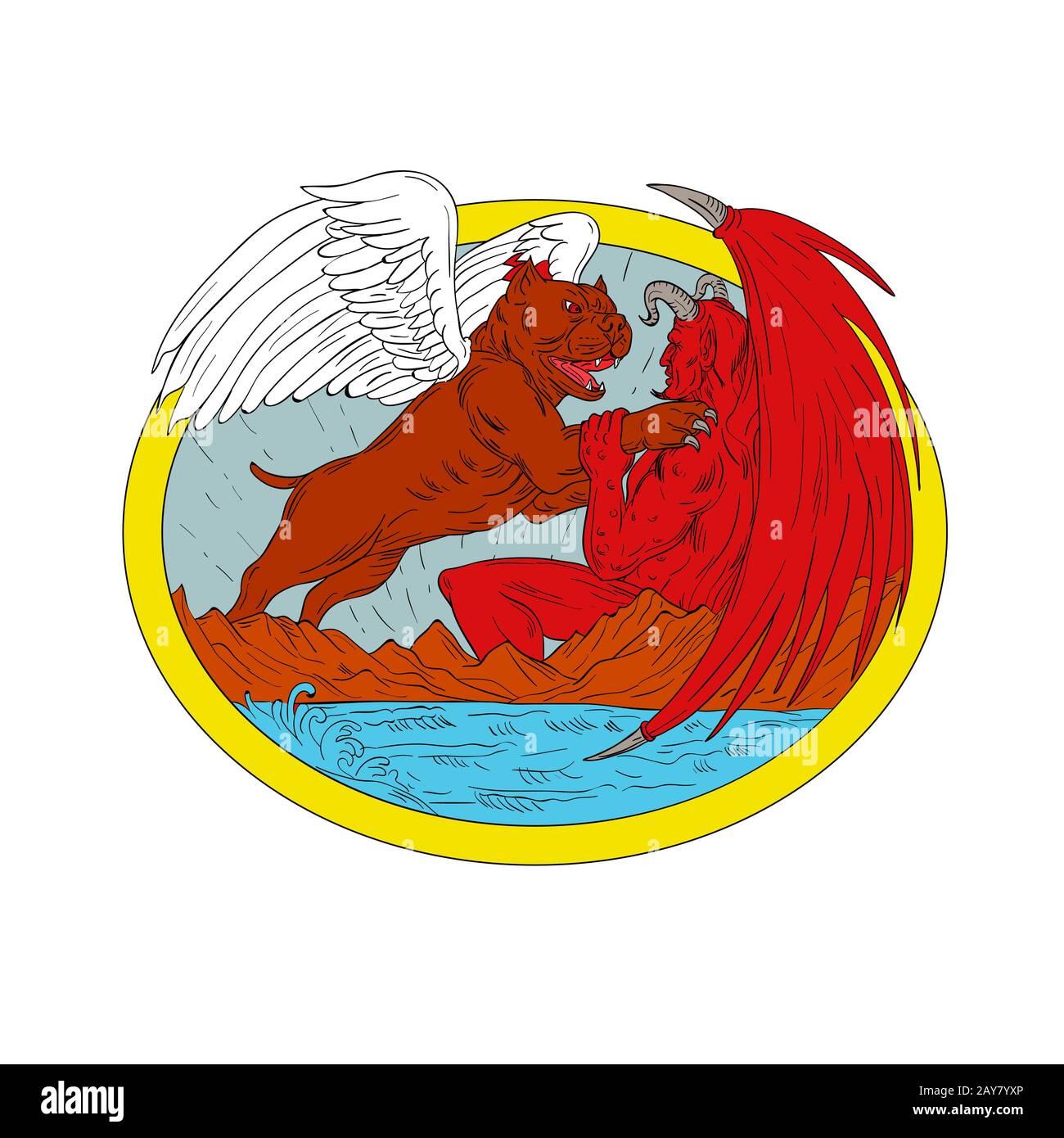 Devil Vs Angel Battle