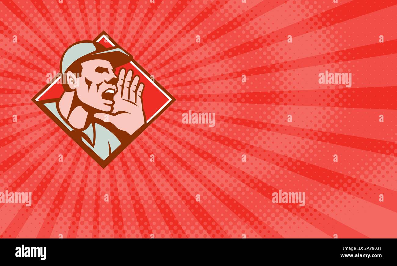 Industrial workers union business card hi-res stock photography and ...