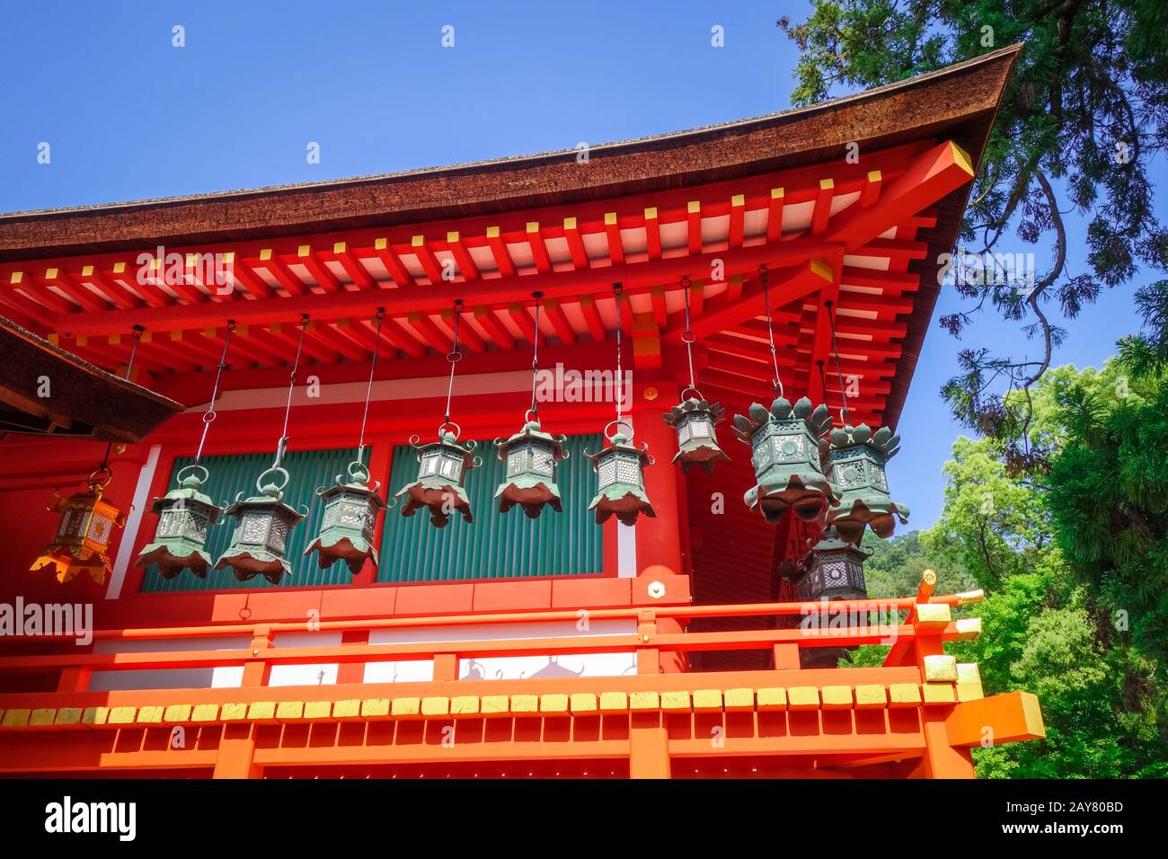 Kasuga-Taisha Shrine temple, Nara, Japan Stock Photo - Alamy