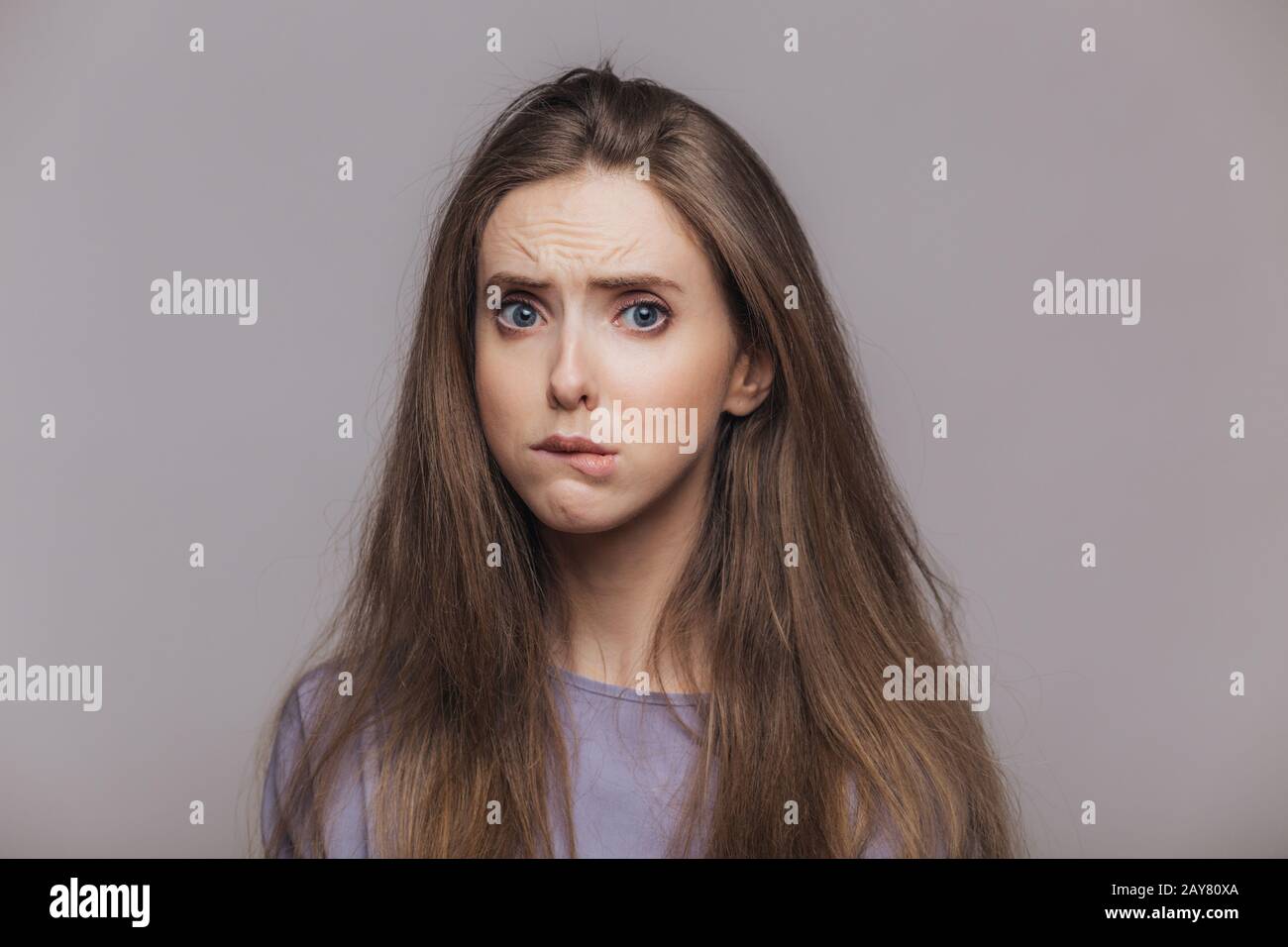 Displeased dissatisfaction hi-res stock photography and images - Alamy