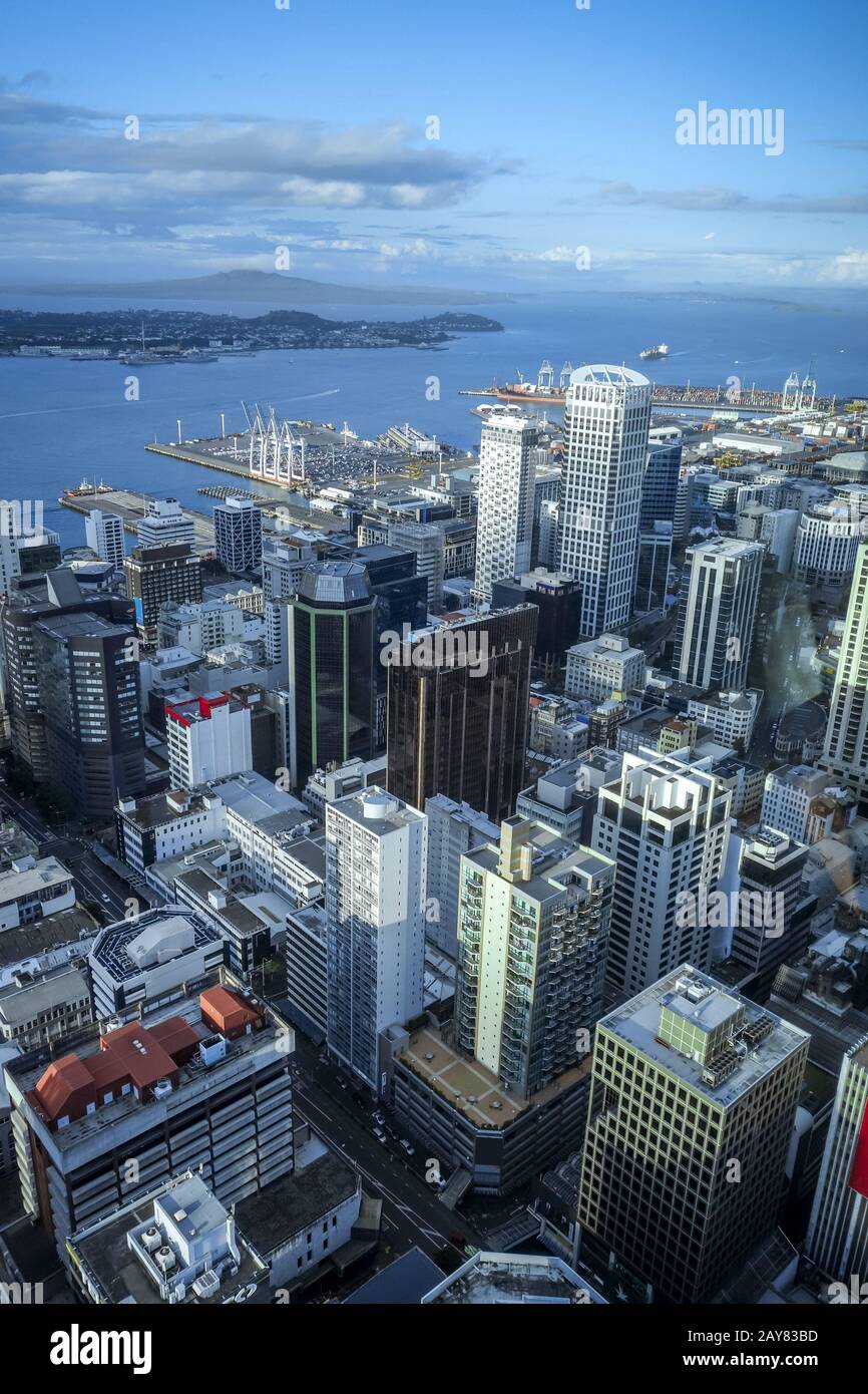 Auckland aerial view hi-res stock photography and images - Alamy