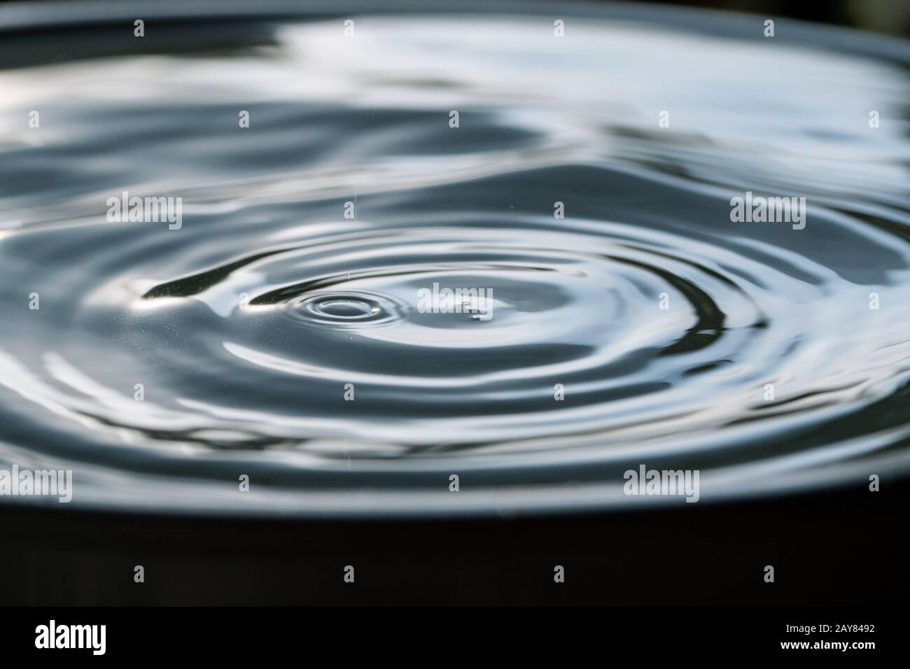 Water Drop splash with sun Stock Photo - Alamy
