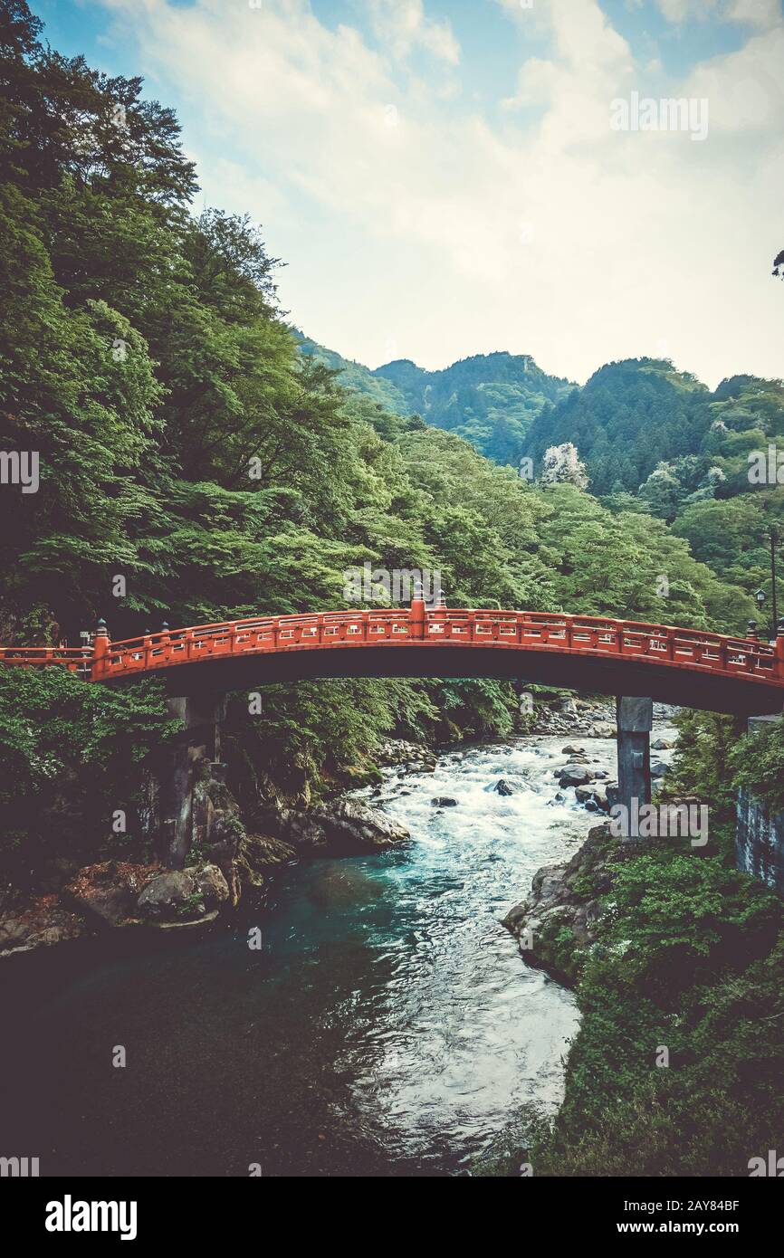 Shinkyo bridge, Nikko, Japan Stock Photo - Alamy