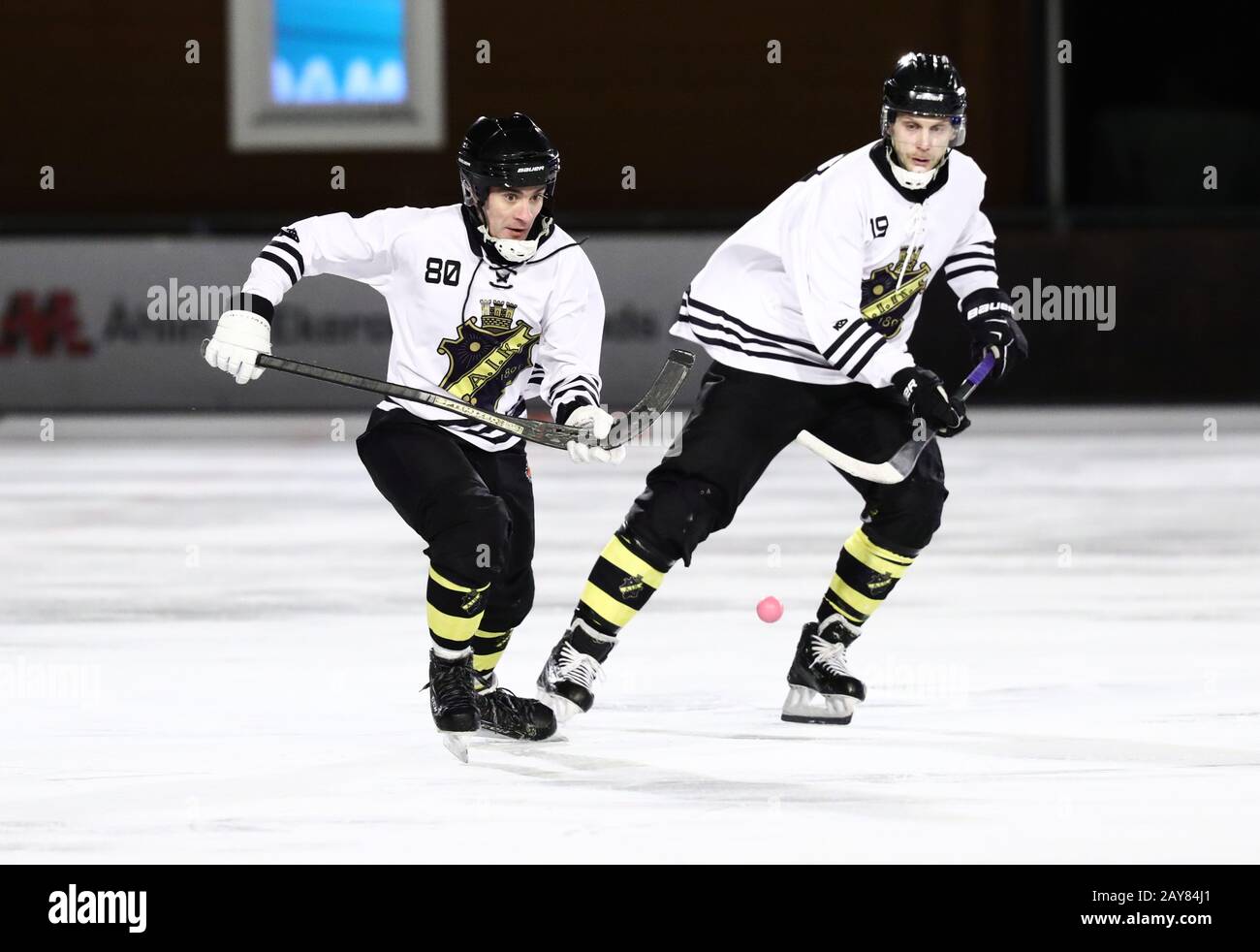 Bandy players hi-res stock photography and images - Alamy