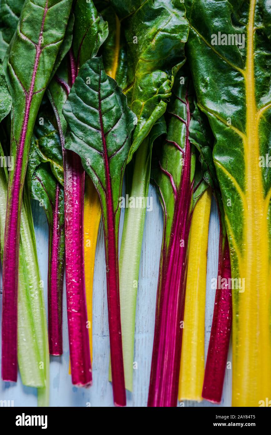 Rainbow swiss chard hi-res stock photography and images - Alamy