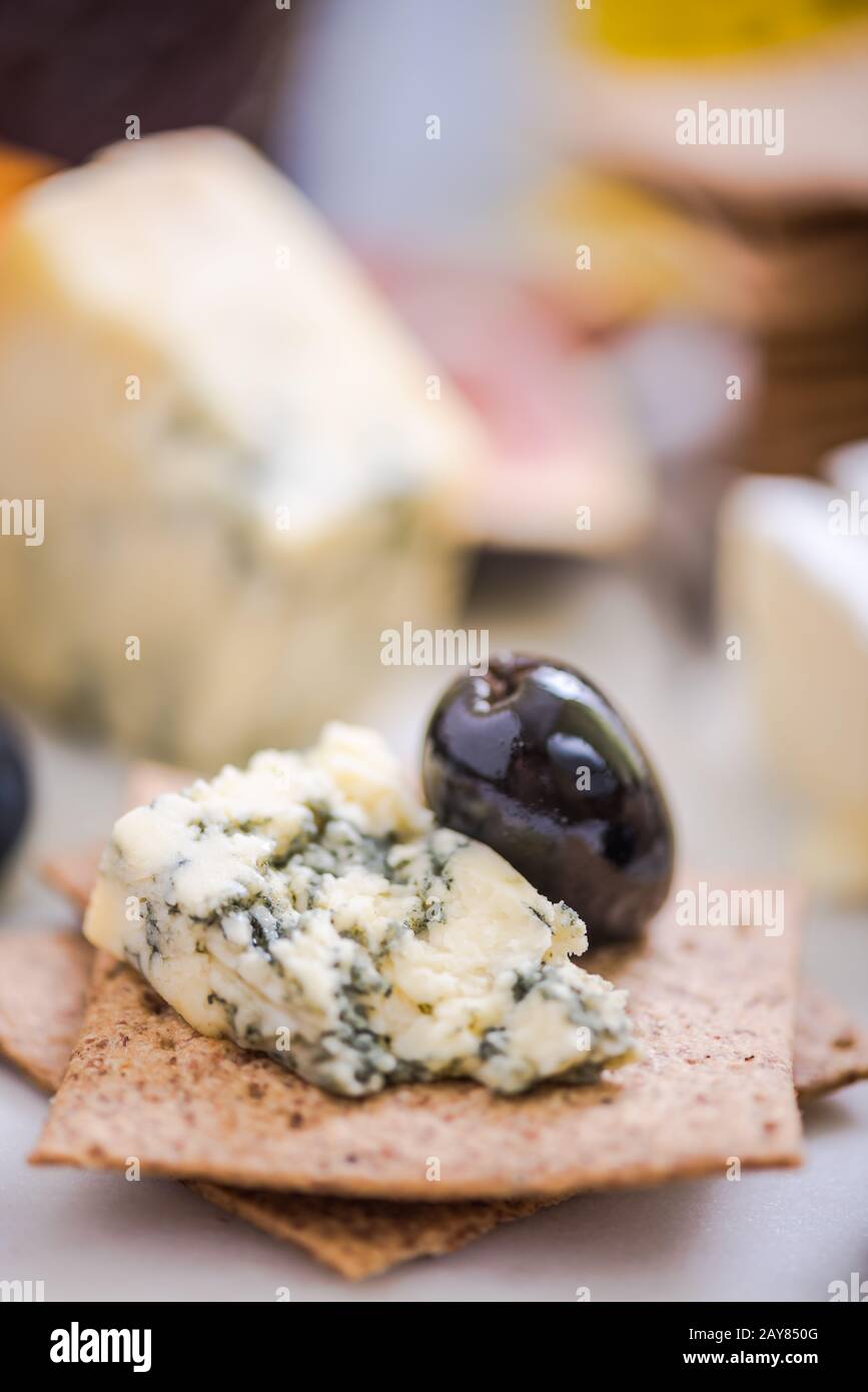 italian cheese selection Stock Photo - Alamy