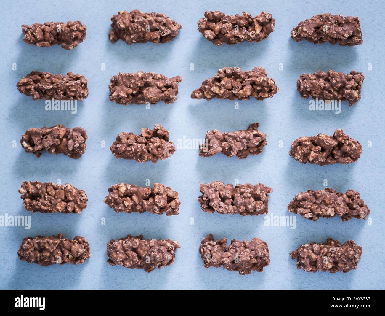 salty caramet granola snacks Stock Photo - Alamy
