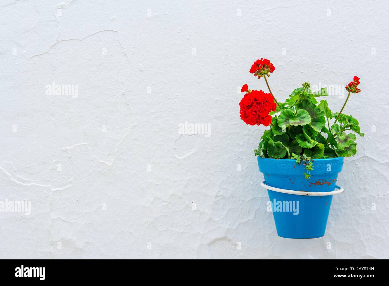 Blue flower pot hi-res stock photography and images - Alamy