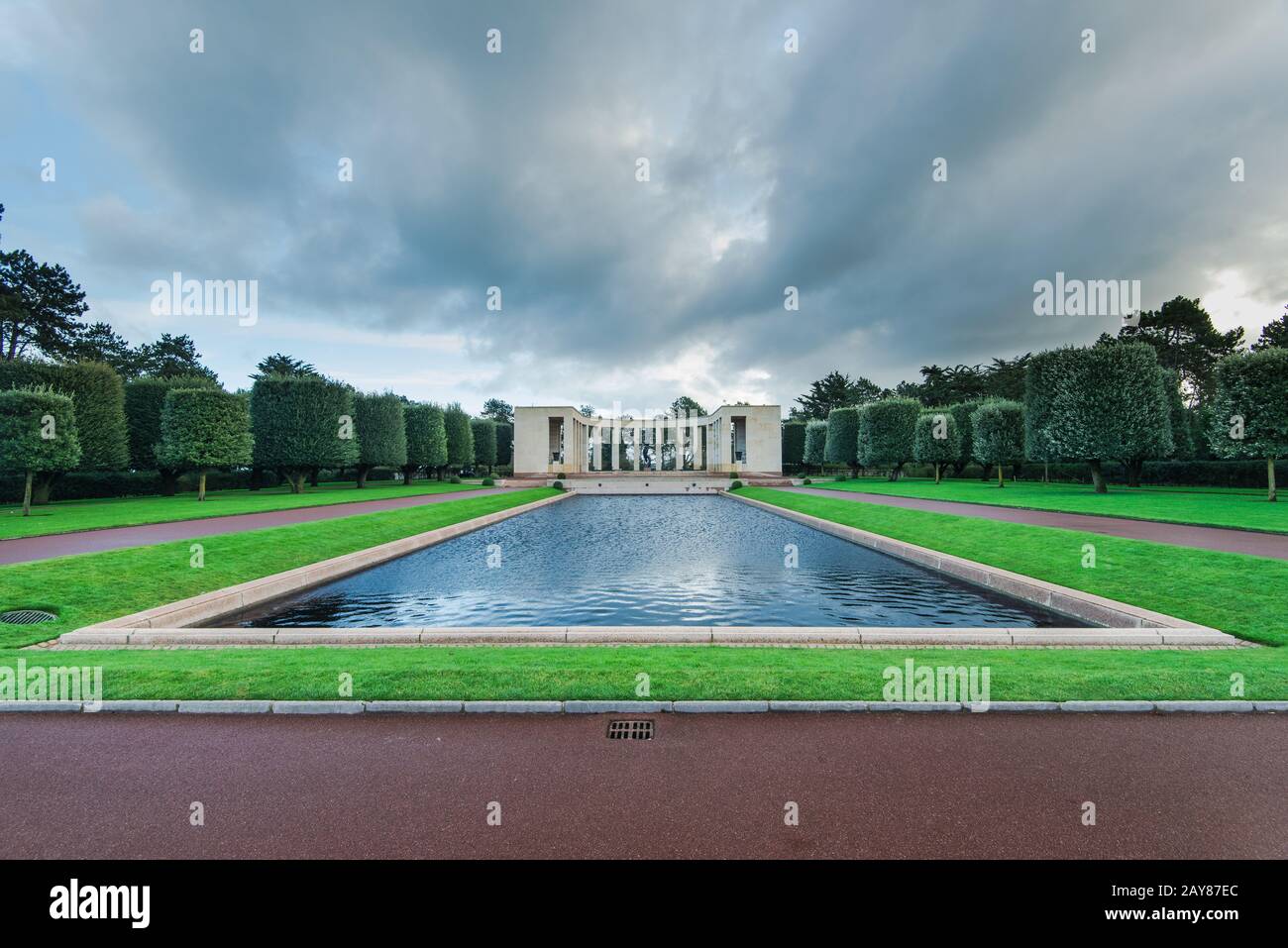 American Cemetery in Normandy Monument,France Stock Photo - Alamy