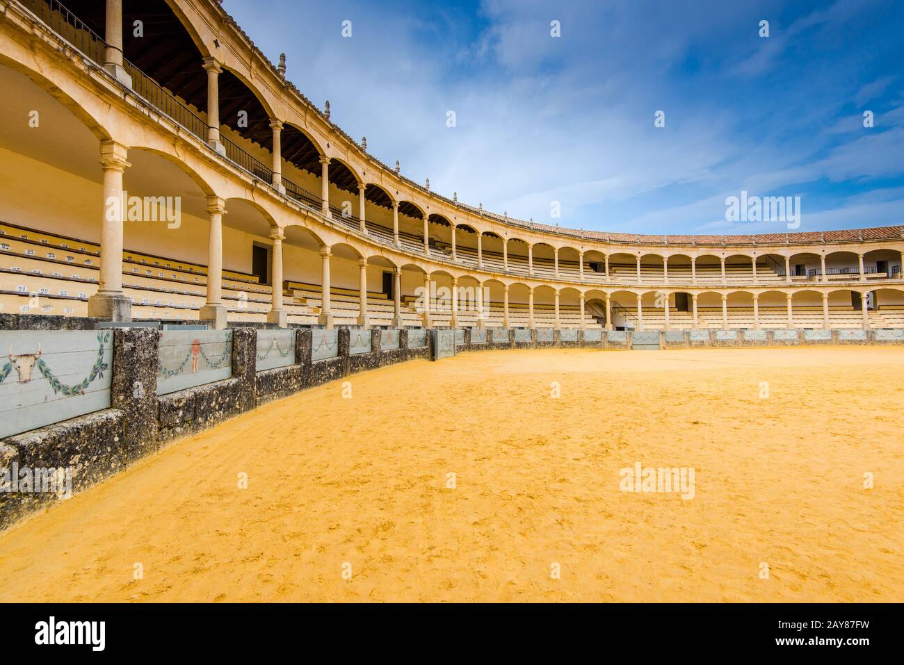 Famous bullring in Ronda,Spain Stock Photo - Alamy