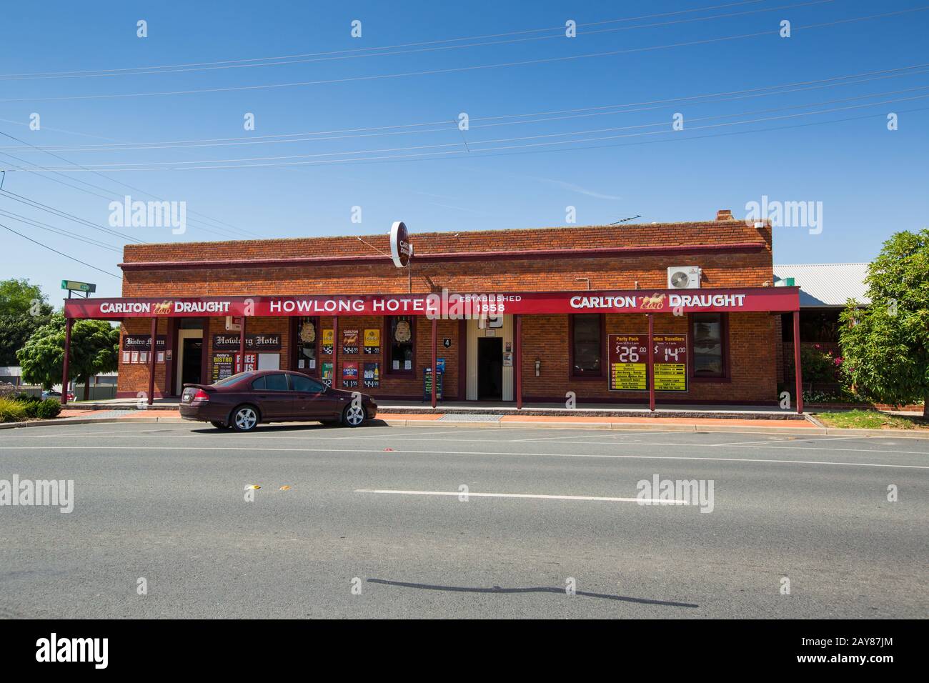 Howlong town center Stock Photo - Alamy