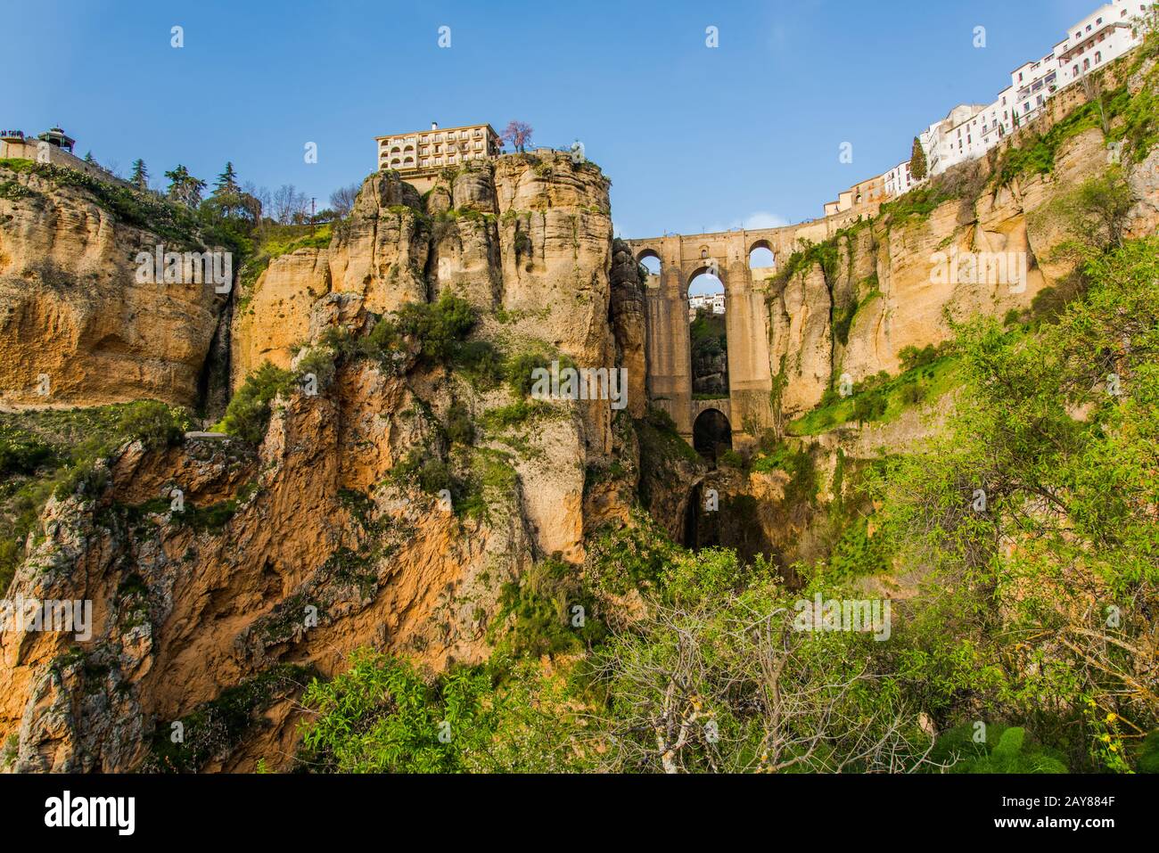 Puente Nuevo New Bridge in Ronda, Spain Stock Photo - Alamy