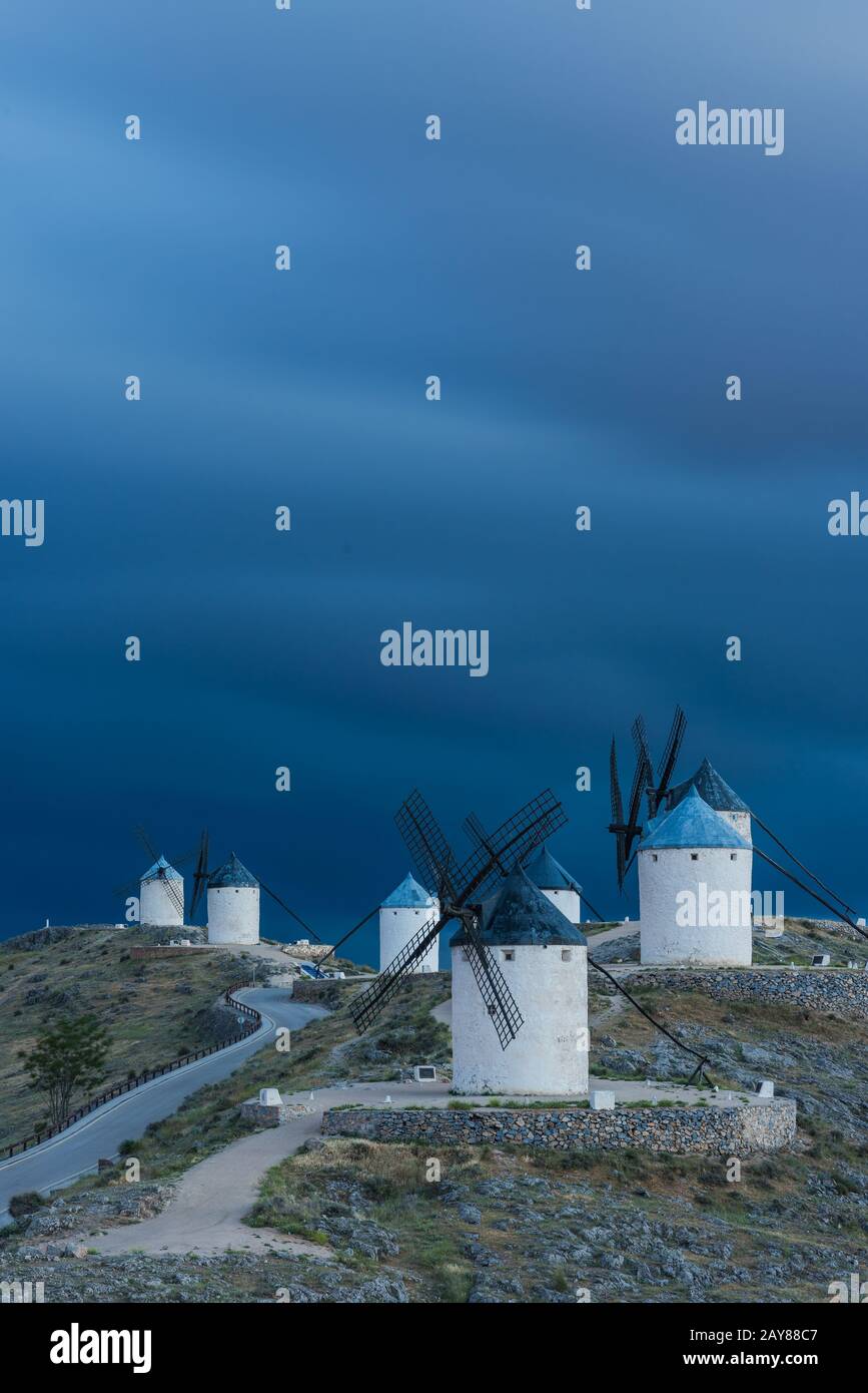 Medieval windmills hi-res stock photography and images - Alamy