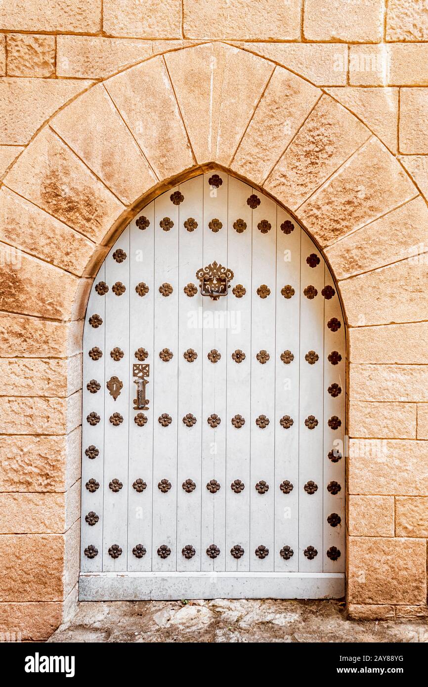medieval castle door in Europe Stock Photo - Alamy