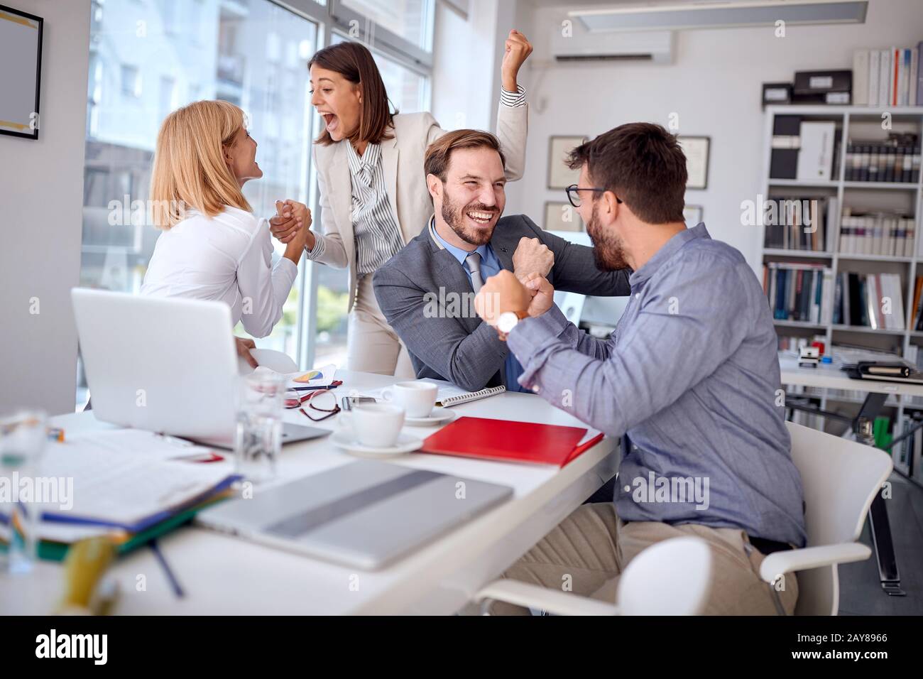 Success business team hi-res stock photography and images - Alamy