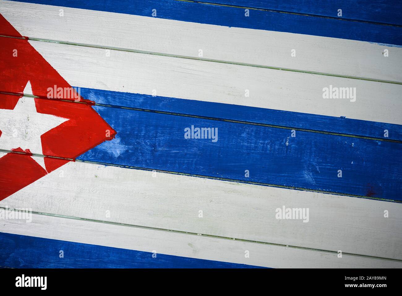 Painted cuban flag hi-res stock photography and images - Alamy