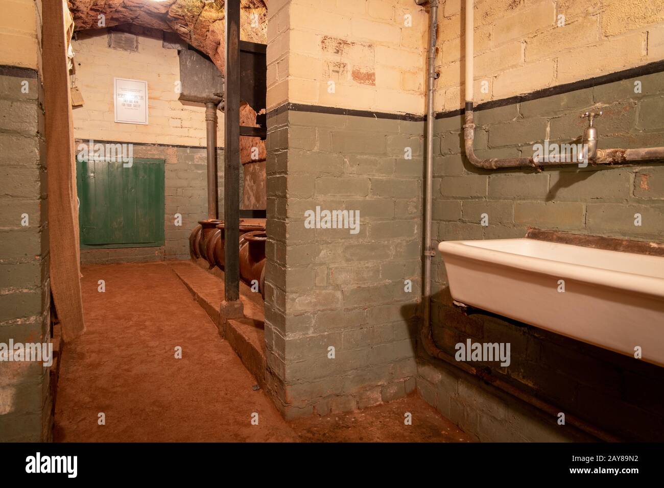 WW2 Air Raid Shelters Stock Photo - Alamy