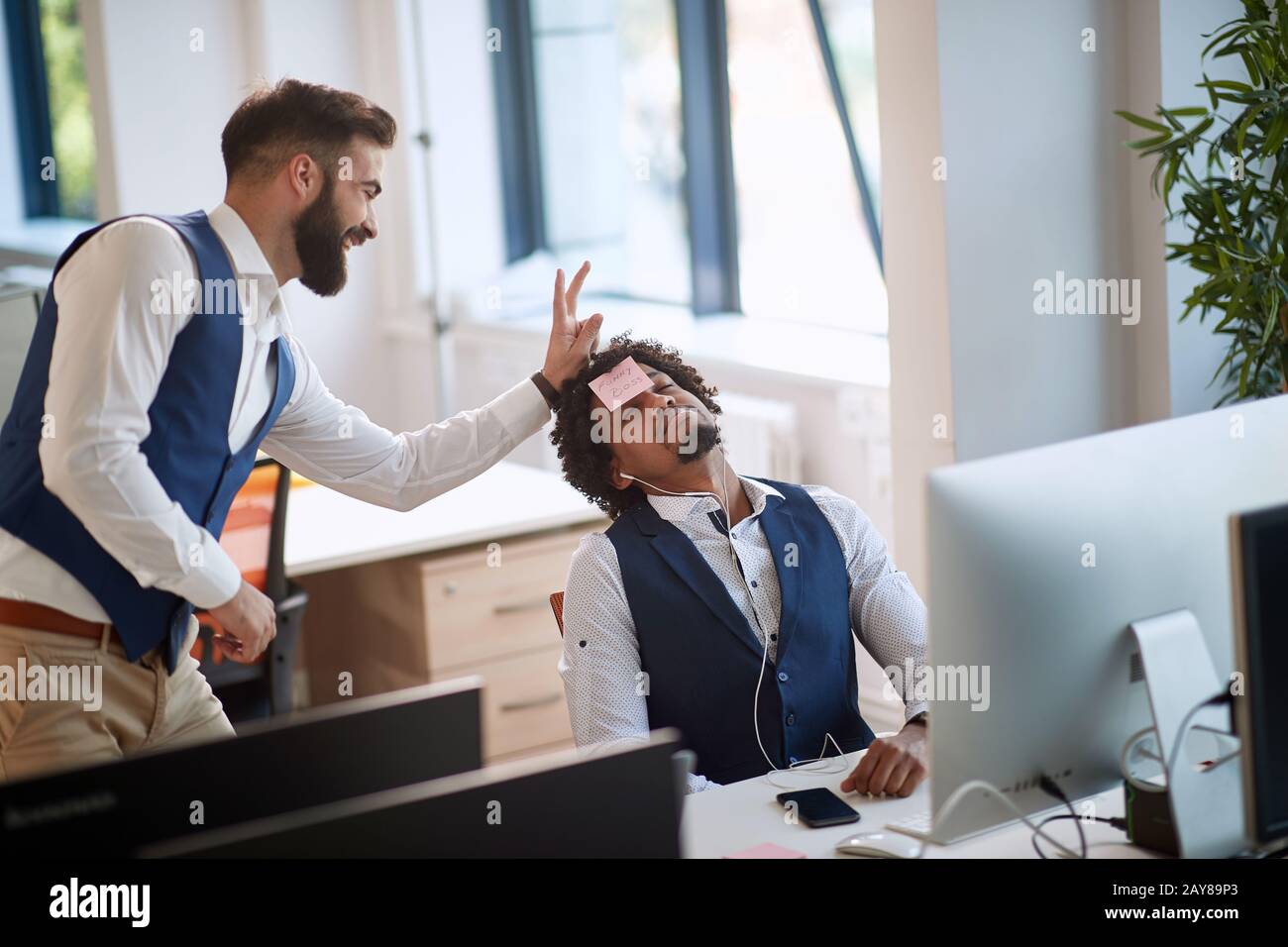 Employees boss hi-res stock photography and images - Alamy