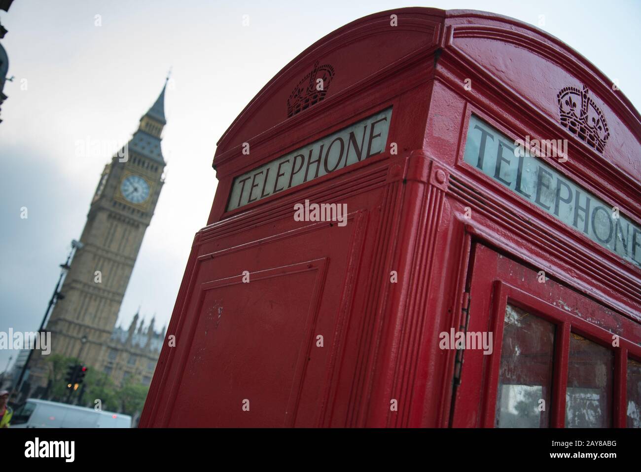 phone booth in london Stock Photo - Alamy