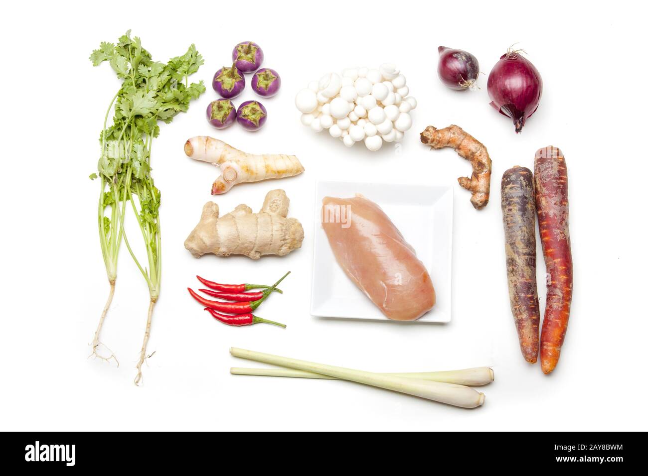 Thai cuisine ingredients Cut Out Stock Images & Pictures - Alamy