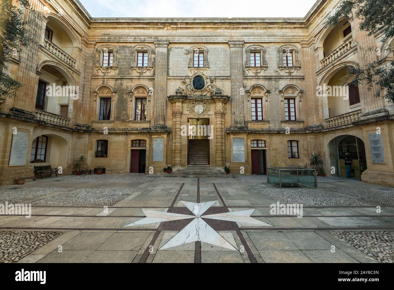 Vilhena Palace in Mdina,Malta Stock Photo - Alamy