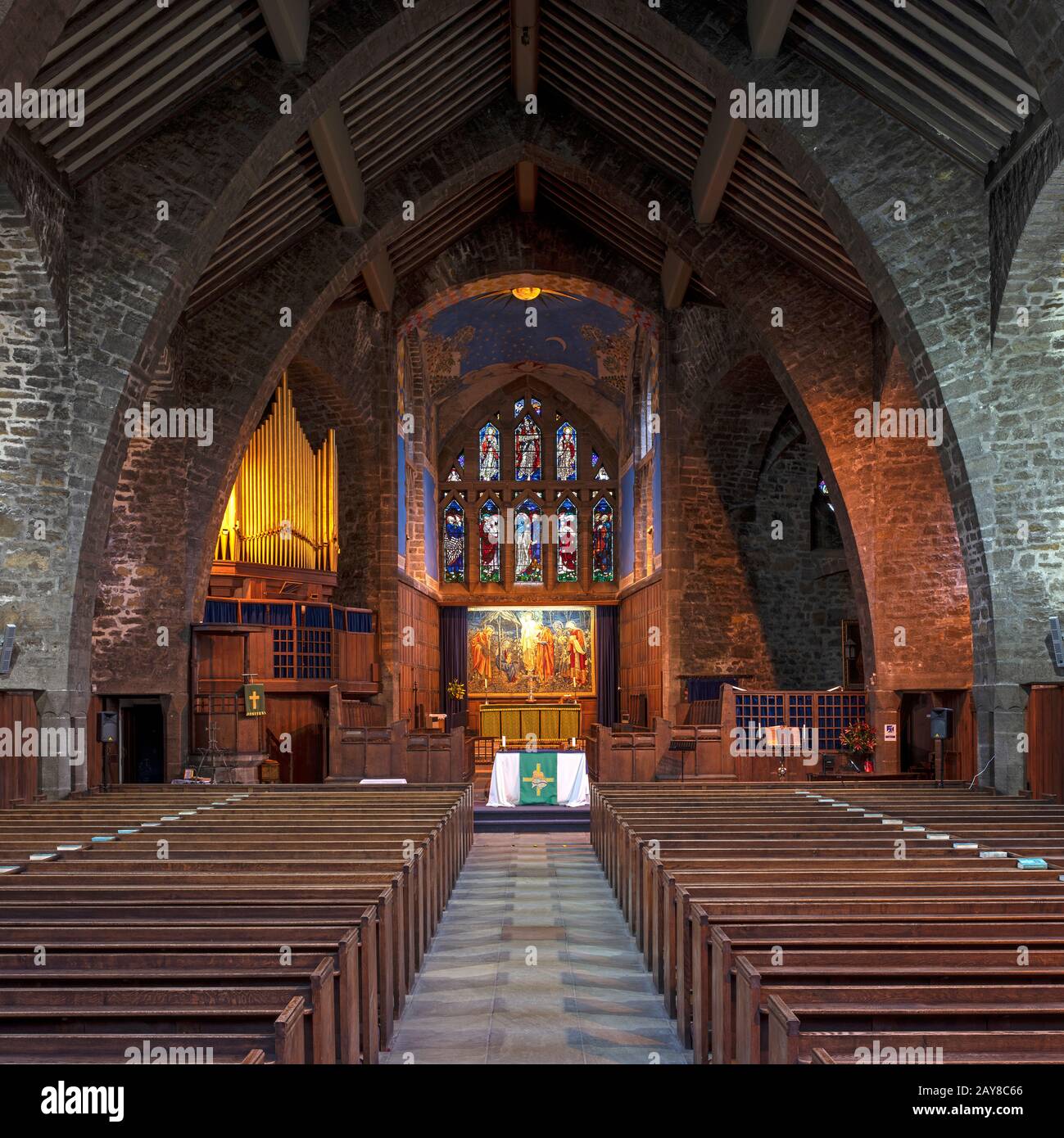 Interior views of St Andrew's Church, Roker, Sunderland, Tyne & Wear ...