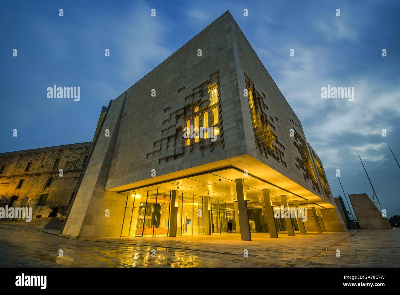 Malta parliament building hi-res stock photography and images - Alamy