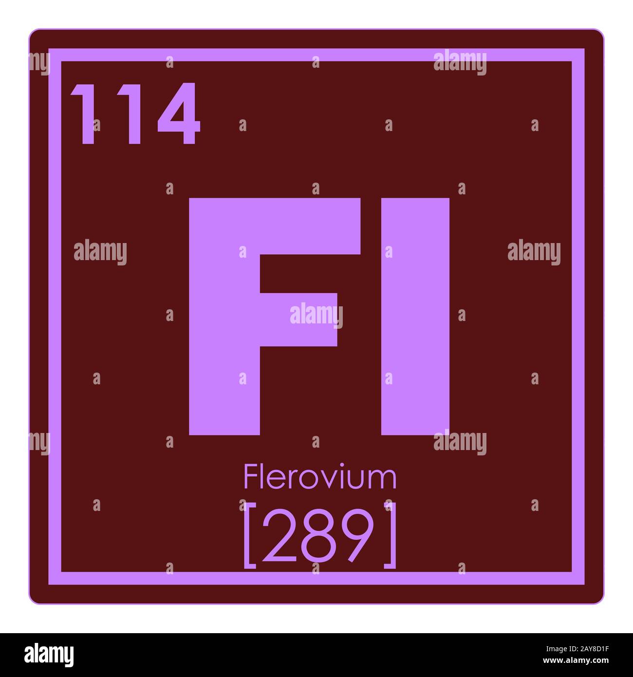 Flerovium chemical element Stock Photo - Alamy