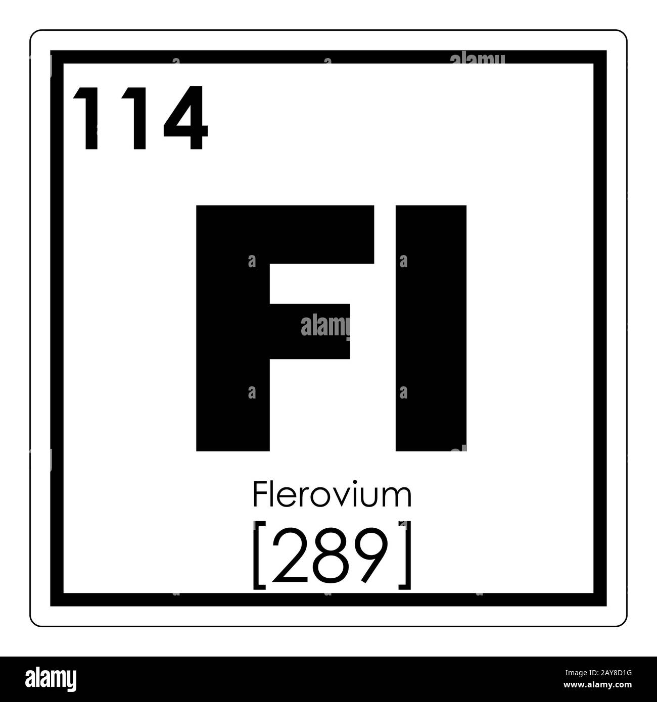 Flerovium chemical element Stock Photo - Alamy