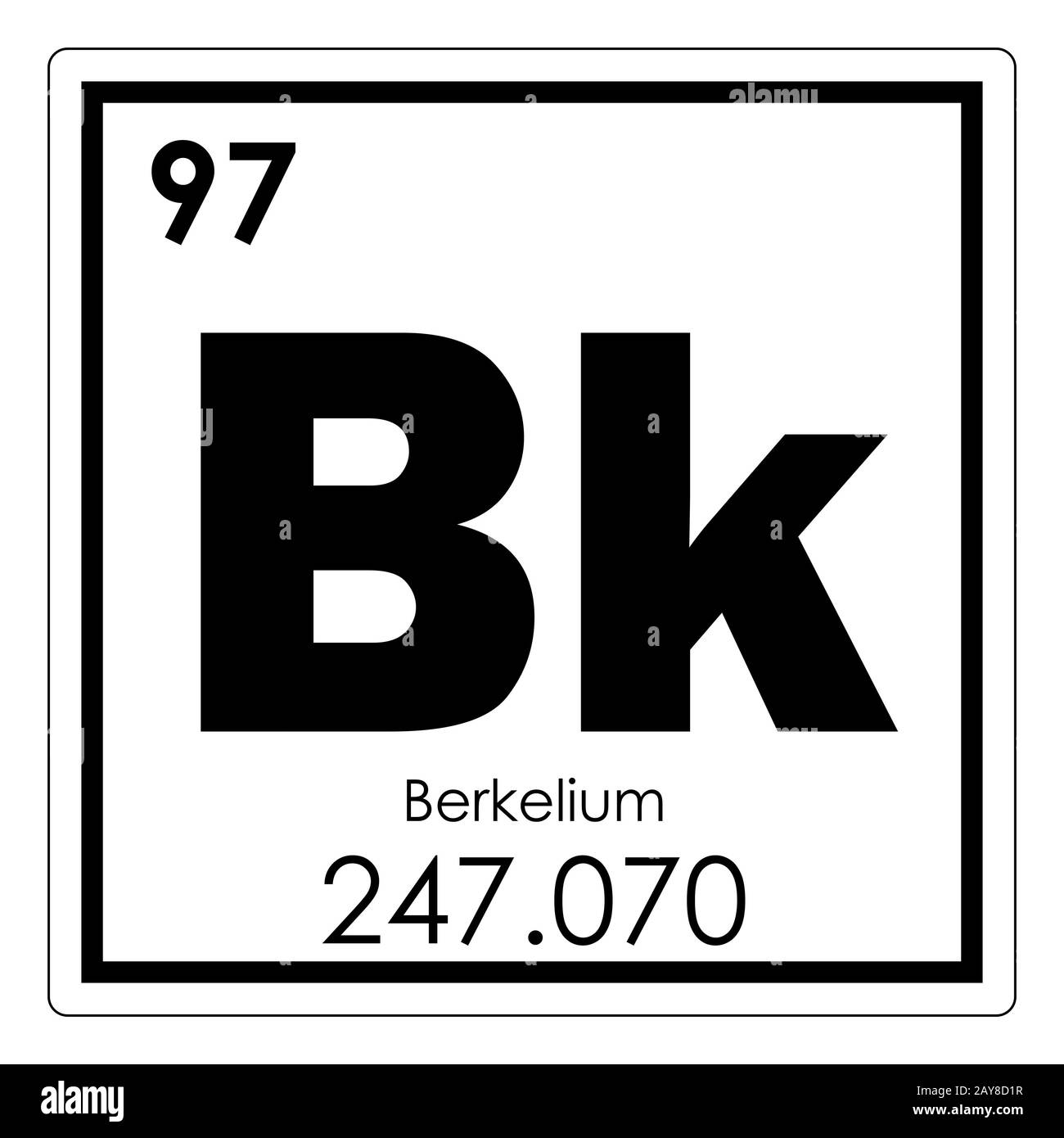 Berkelium Metal