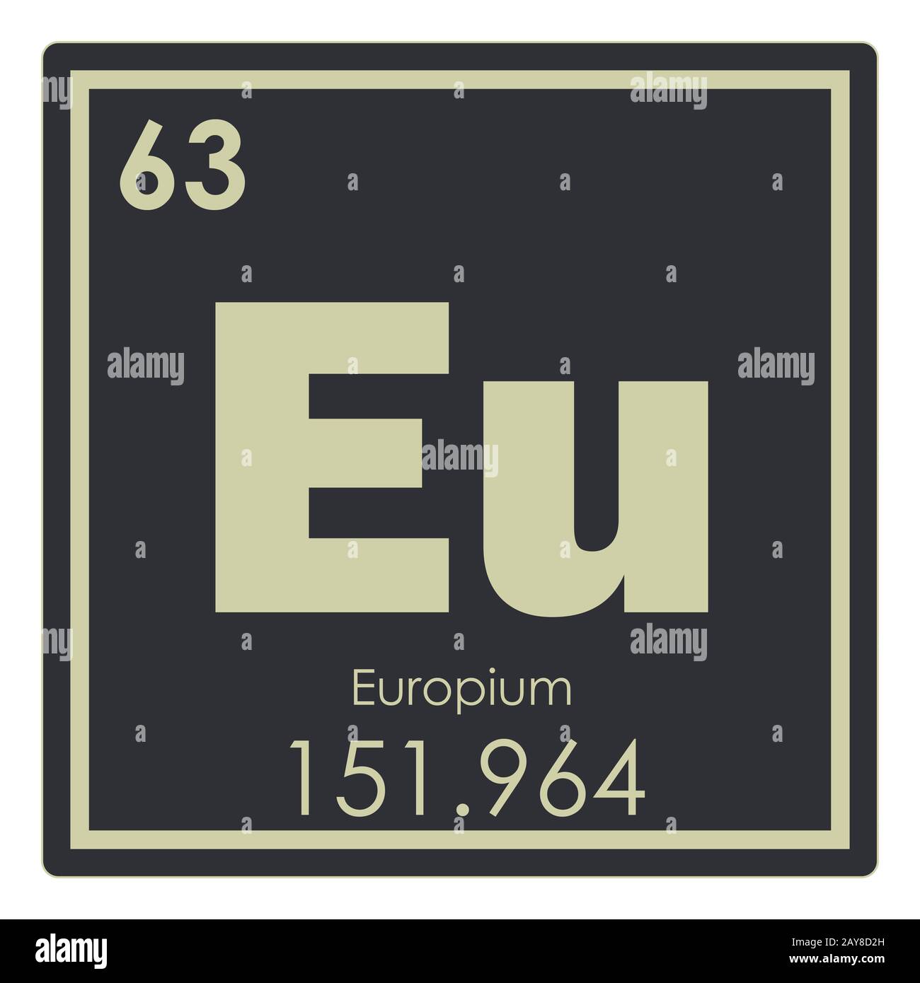 Europium chemical element Stock Photo - Alamy
